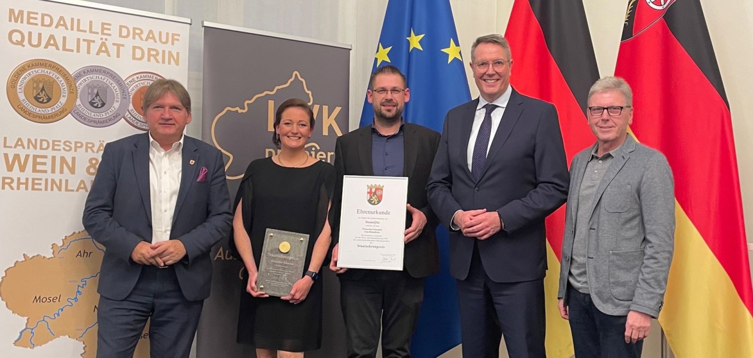 Herzlichen Glückwunsch zum Staatsehrenpreis | Verbandsgemeinde Wöllstein